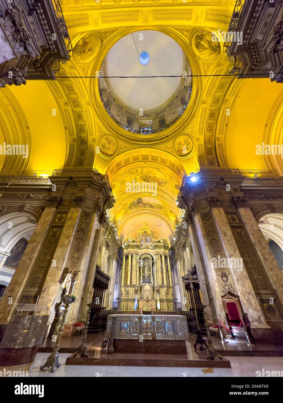 The main altarpiece in the apse of the Metropolitan Cathedral, Buenos ...