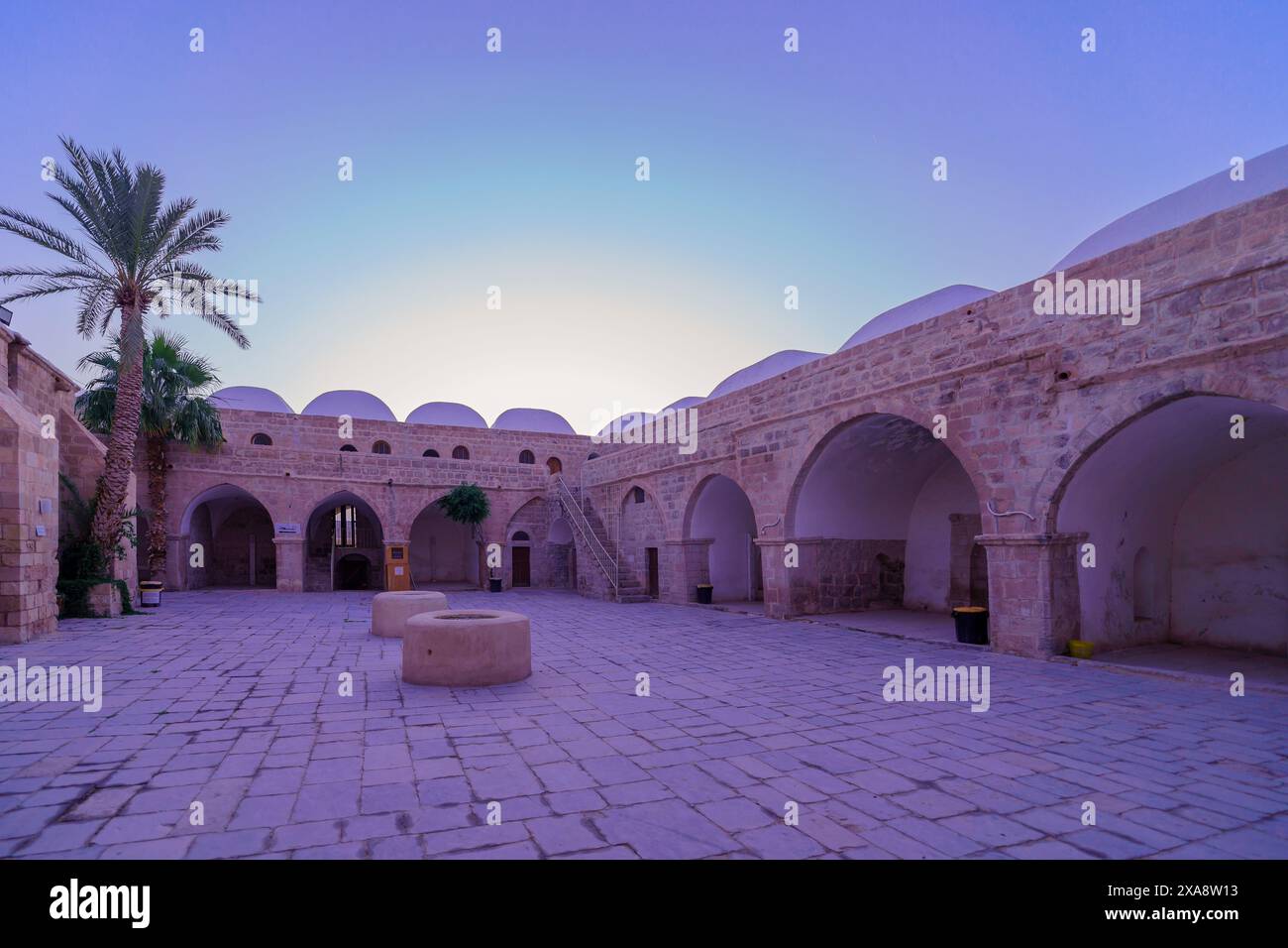 Nabi Musa, West Bank - January 18, 2024: Sunrise view of the Muslim ...