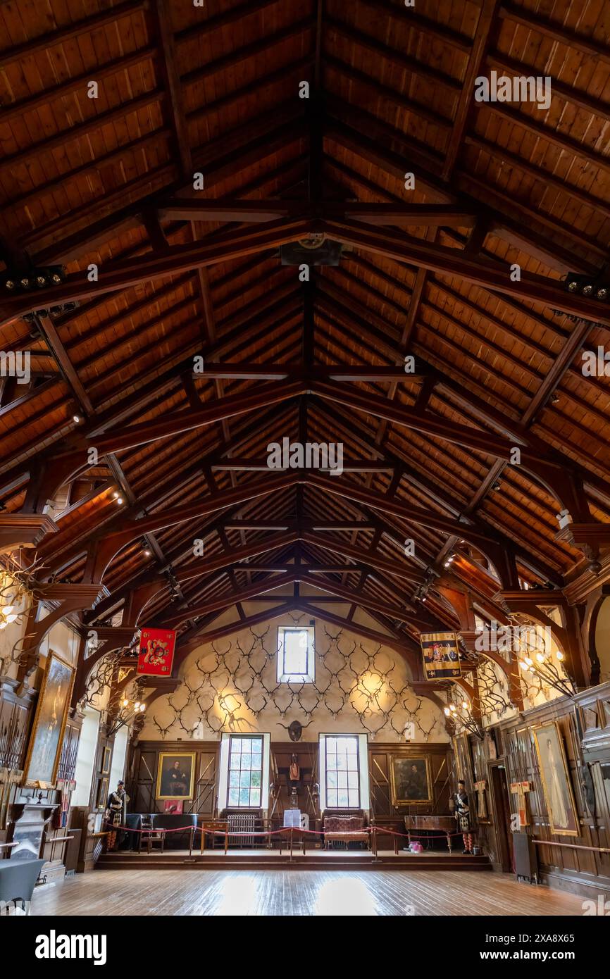 PITLOCHRY, PERTHSHIRE, SCOTLAND, UK, MAY 28. The Ballroom of Blair ...