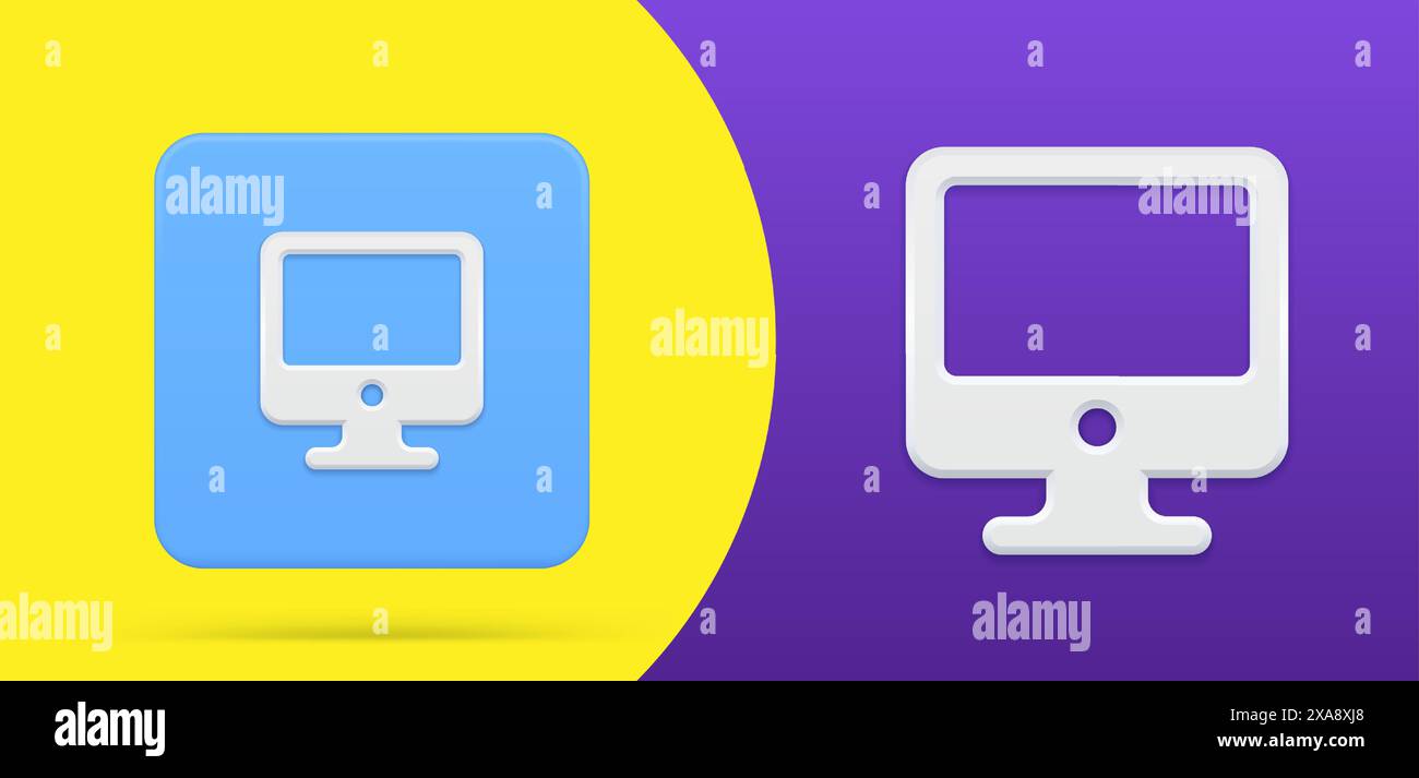 Laptop monitor watching Stock Vector Images - Alamy