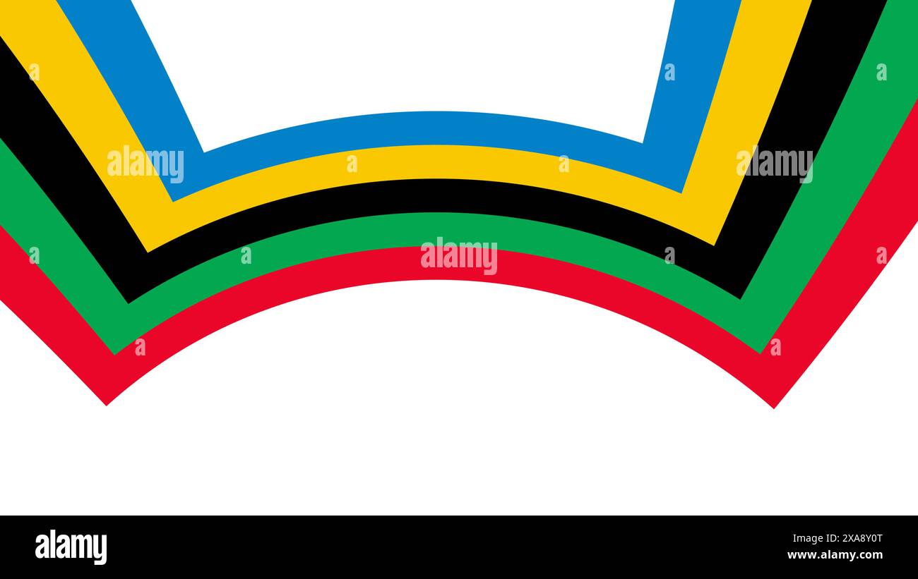 Abstract Olympic games stripes isolated on transparent background ...