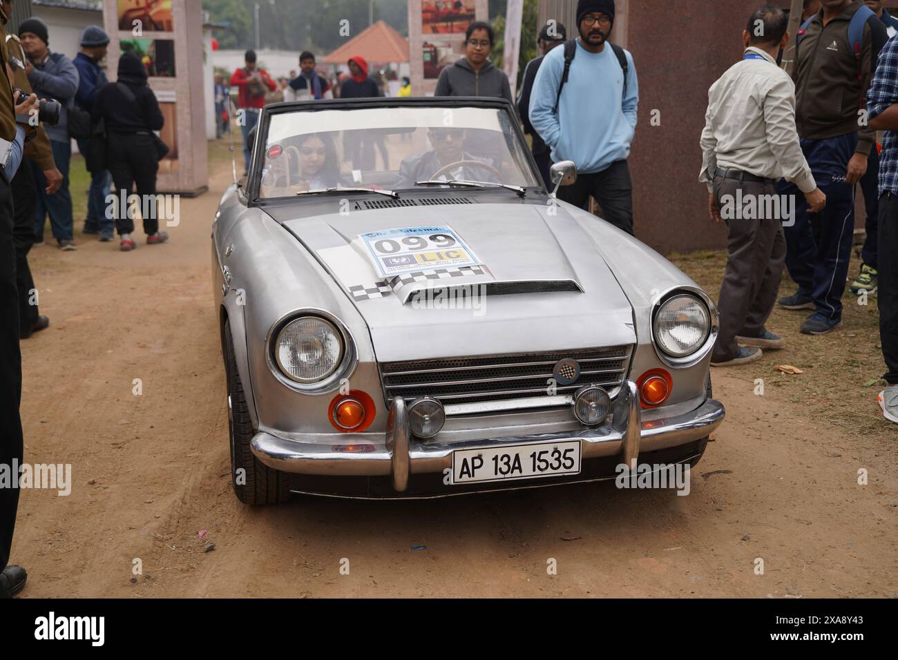 1966 Datsun 1600 car with 1600 cc engine. India AP13A 1535 Stock Photo - Alamy