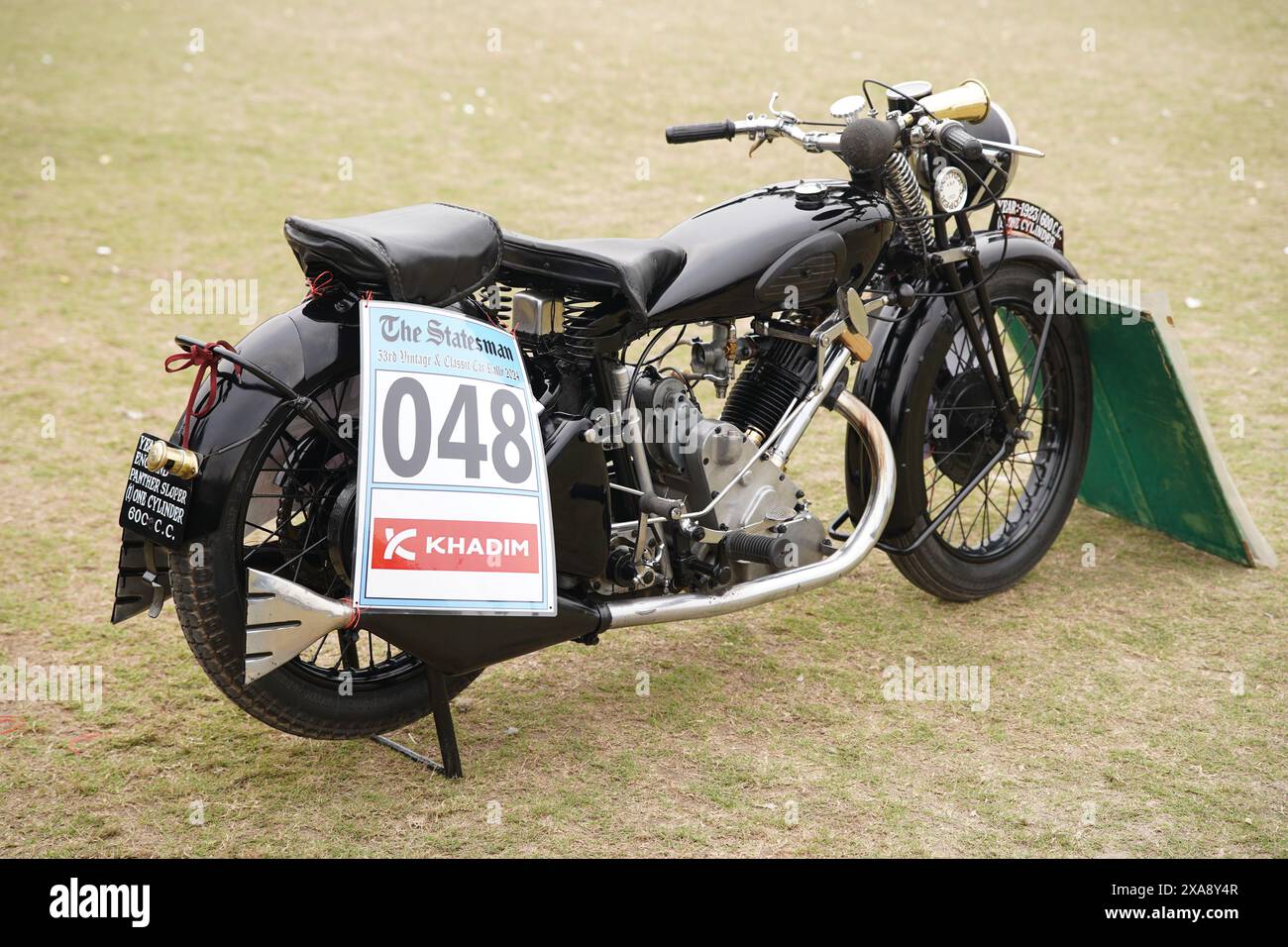 1923 Panther Sloper motorcycle with 6 hp, 1 cylinder 600 cc engine ...