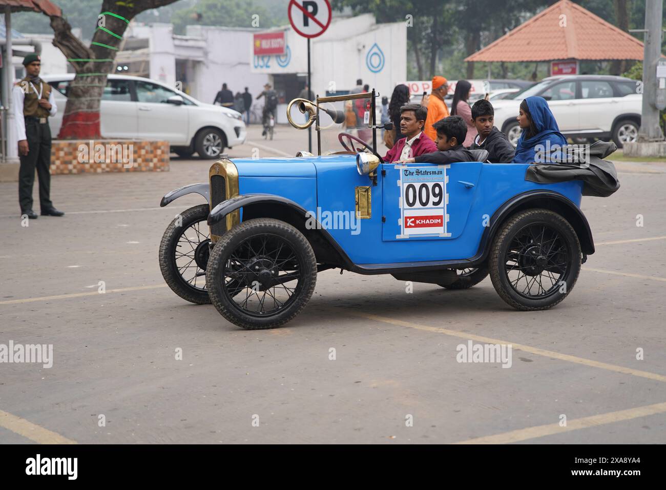 1927 Austin car with 7 hp and 4 cylinder engine. India WBP 407 Stock ...