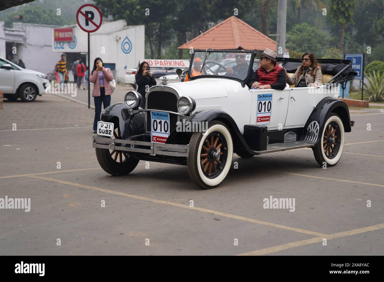 1927 Dodge car with 23 hp and 4 cylinder engine. India RJI 0082 Stock ...
