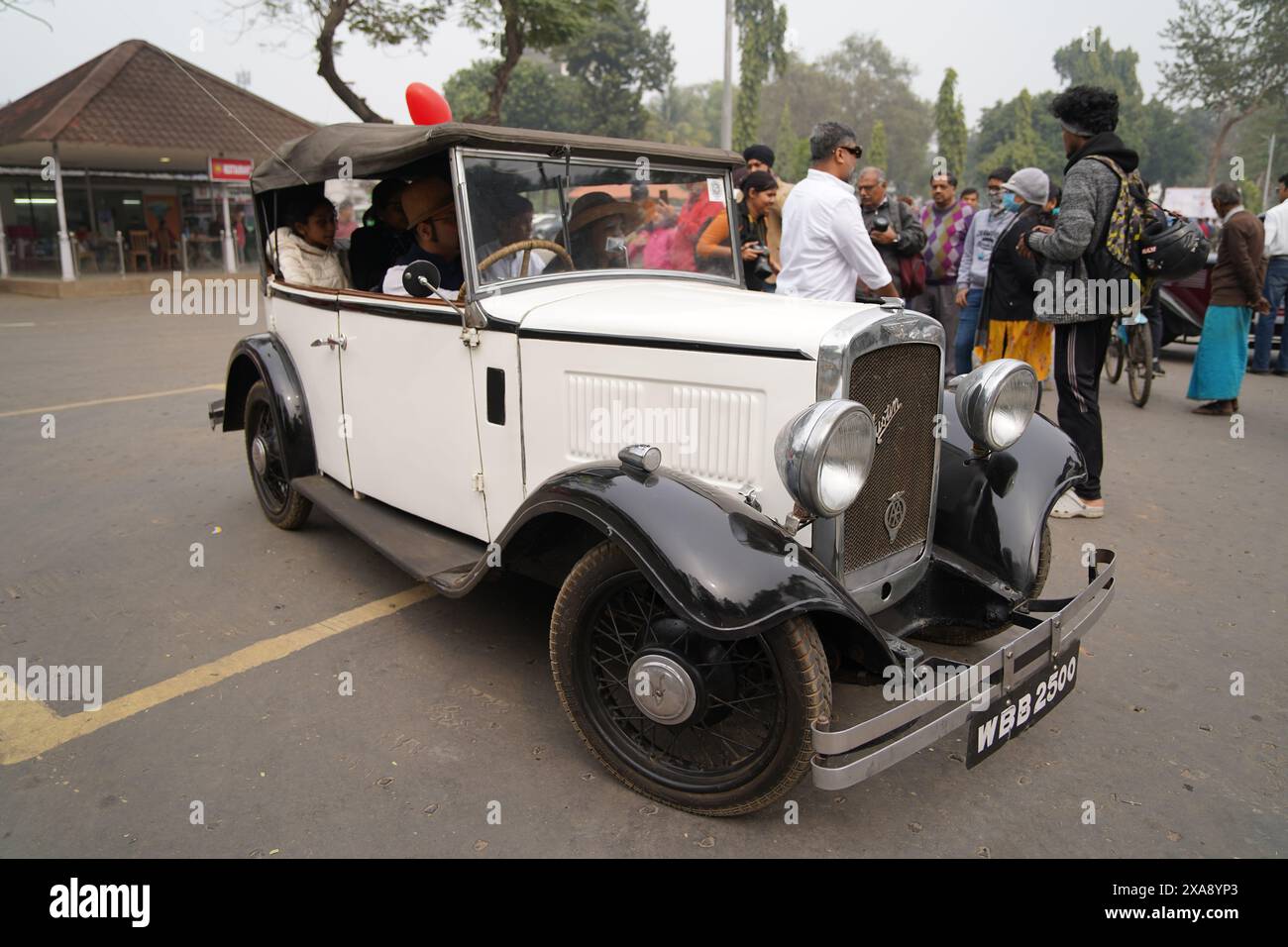 1934 Austin Ten car with 10 hp and 4 cylinder engine. India WBB 2500 ...