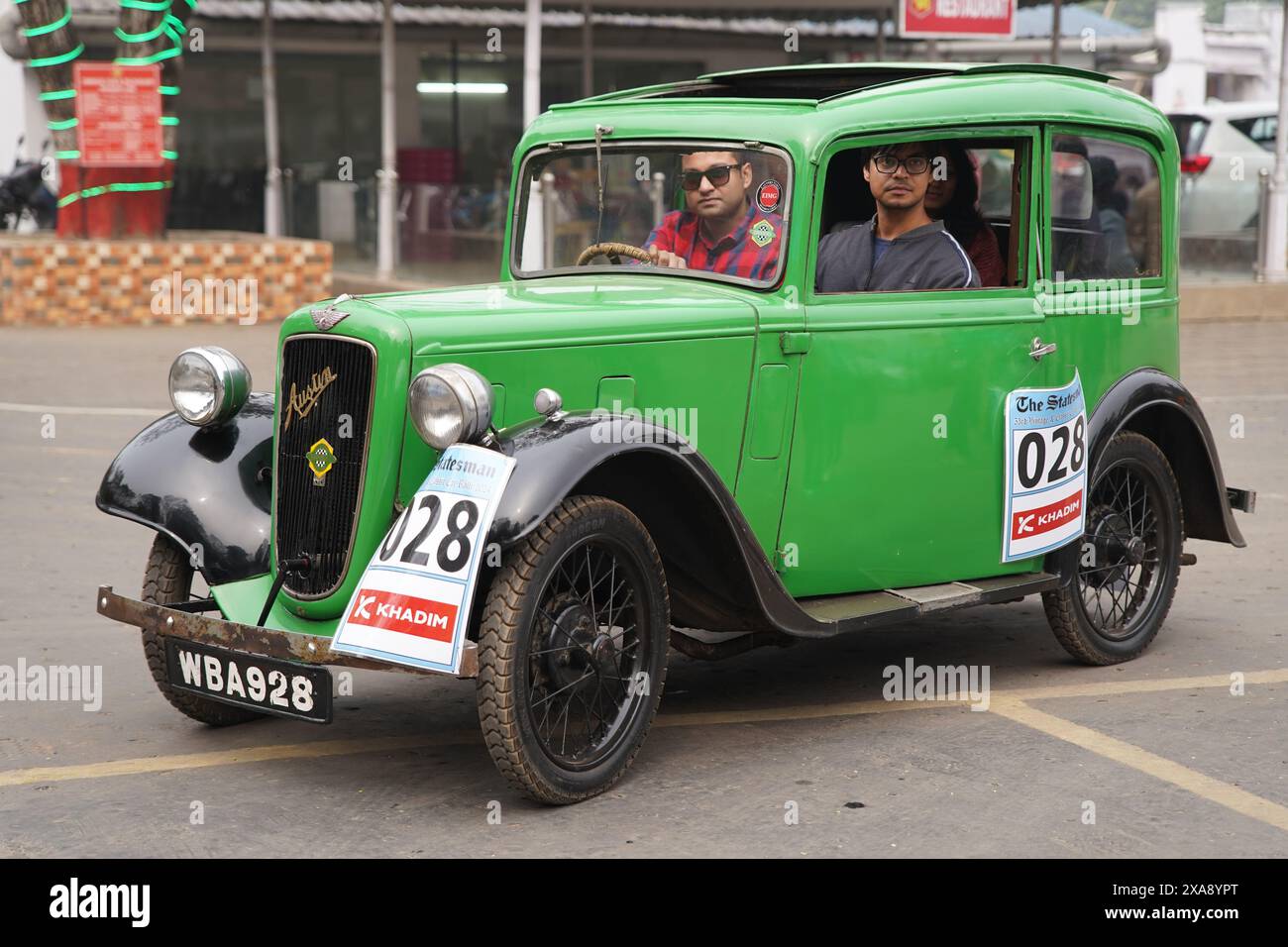 1935 Austin Seven car with 7 hp and 4 cylinder engine. India WBA 928 ...