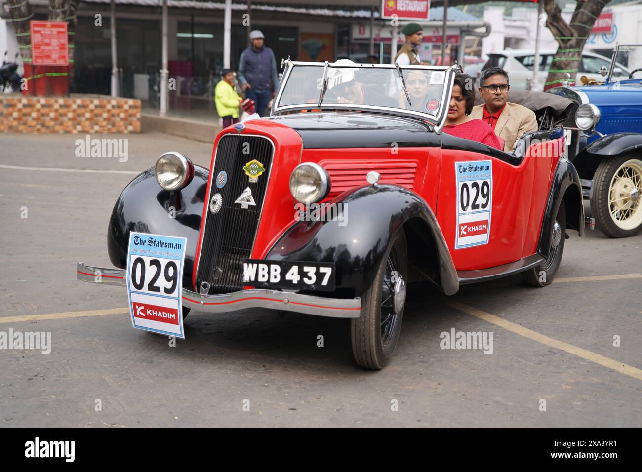 1935 Ford car with 10 hp engine. India WBB 437 Stock Photo - Alamy