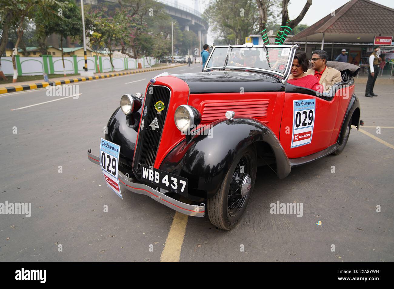 1935 Ford car with 10 hp engine. India WBB 437 Stock Photo - Alamy