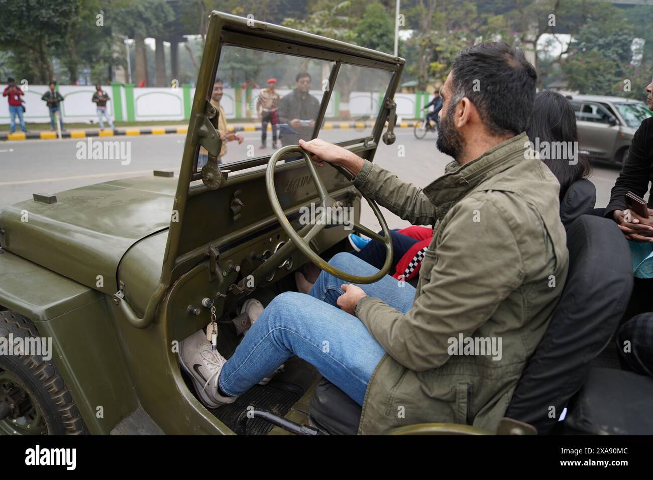 1952 Willys Jeep with 60 hp and 4 cylinder engine. India BHT 5361 Stock ...
