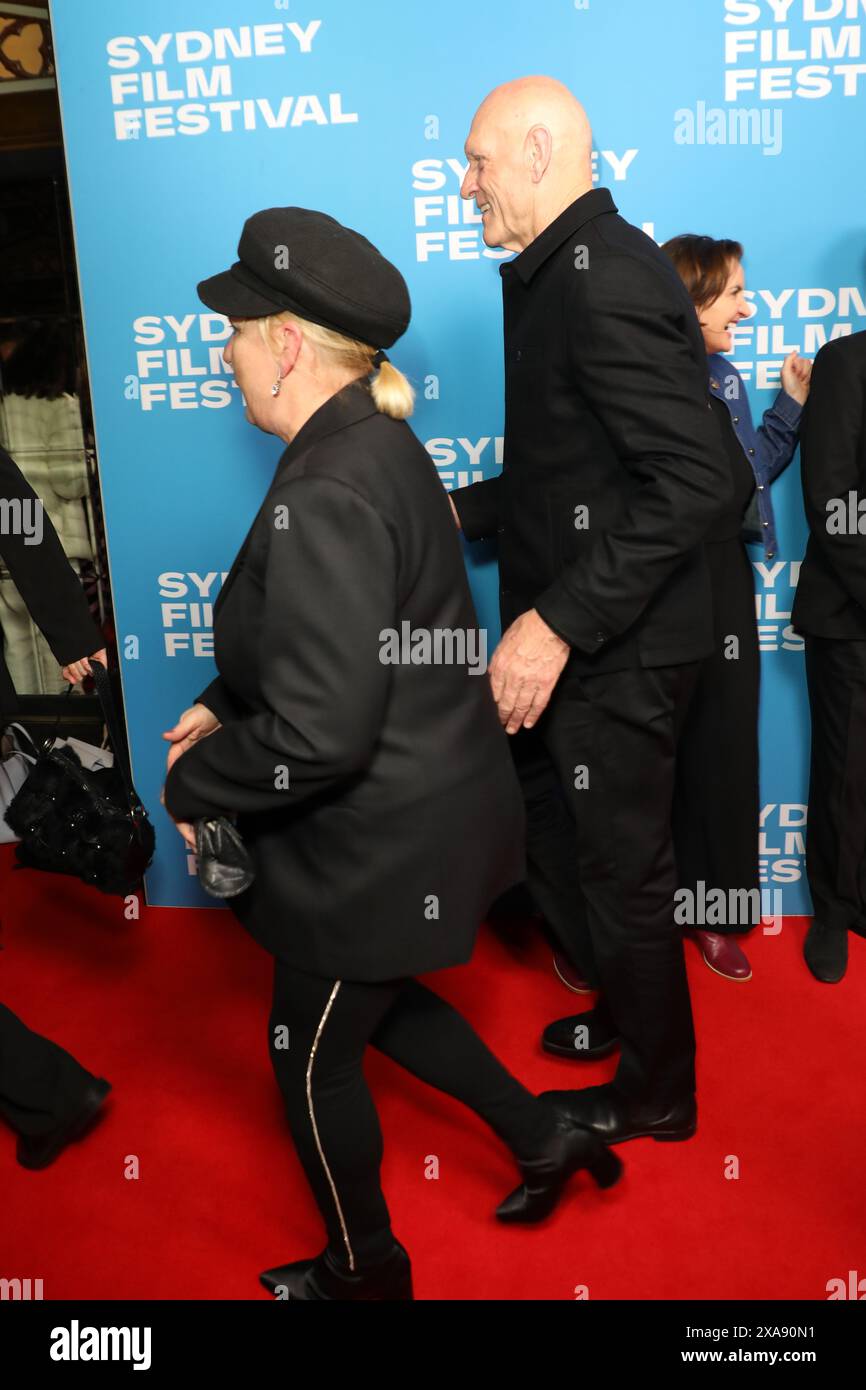 Sydney, Australia. 5th June 2024. Doris Garrett and Peter Garrett arrive on the red carpet for ...