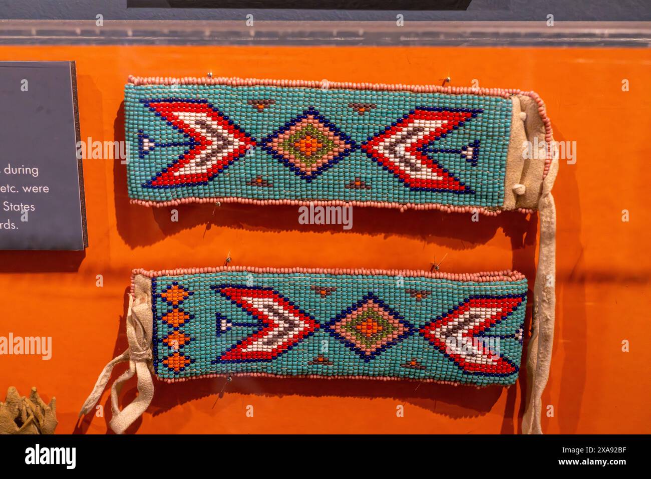 Beaded armbands of the Ute Indian Culture in the BYU Museum of Peoples ...