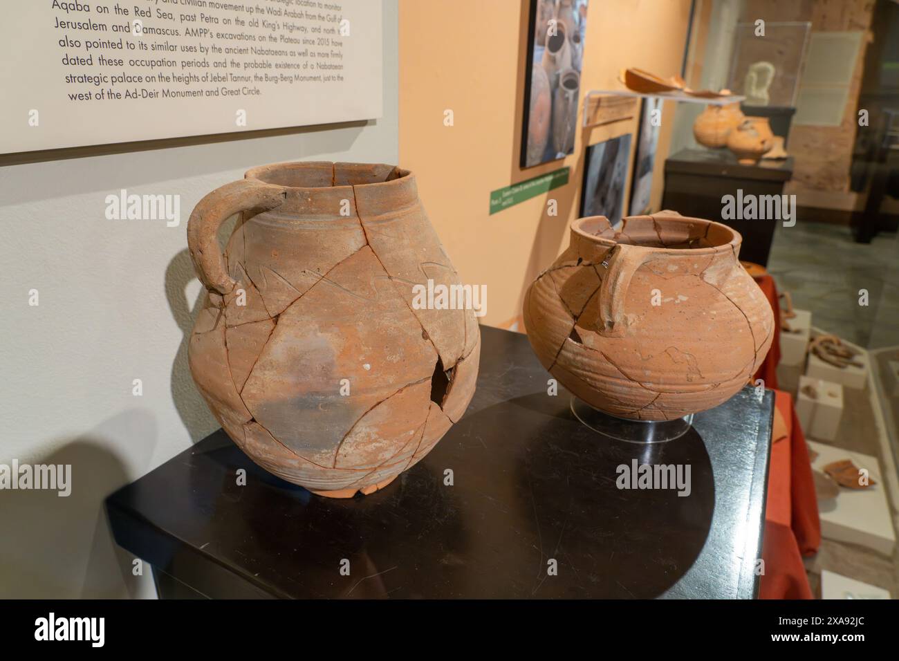 Reconstructed pottery artifacts from Petra, Jordan. BYU Museum of ...