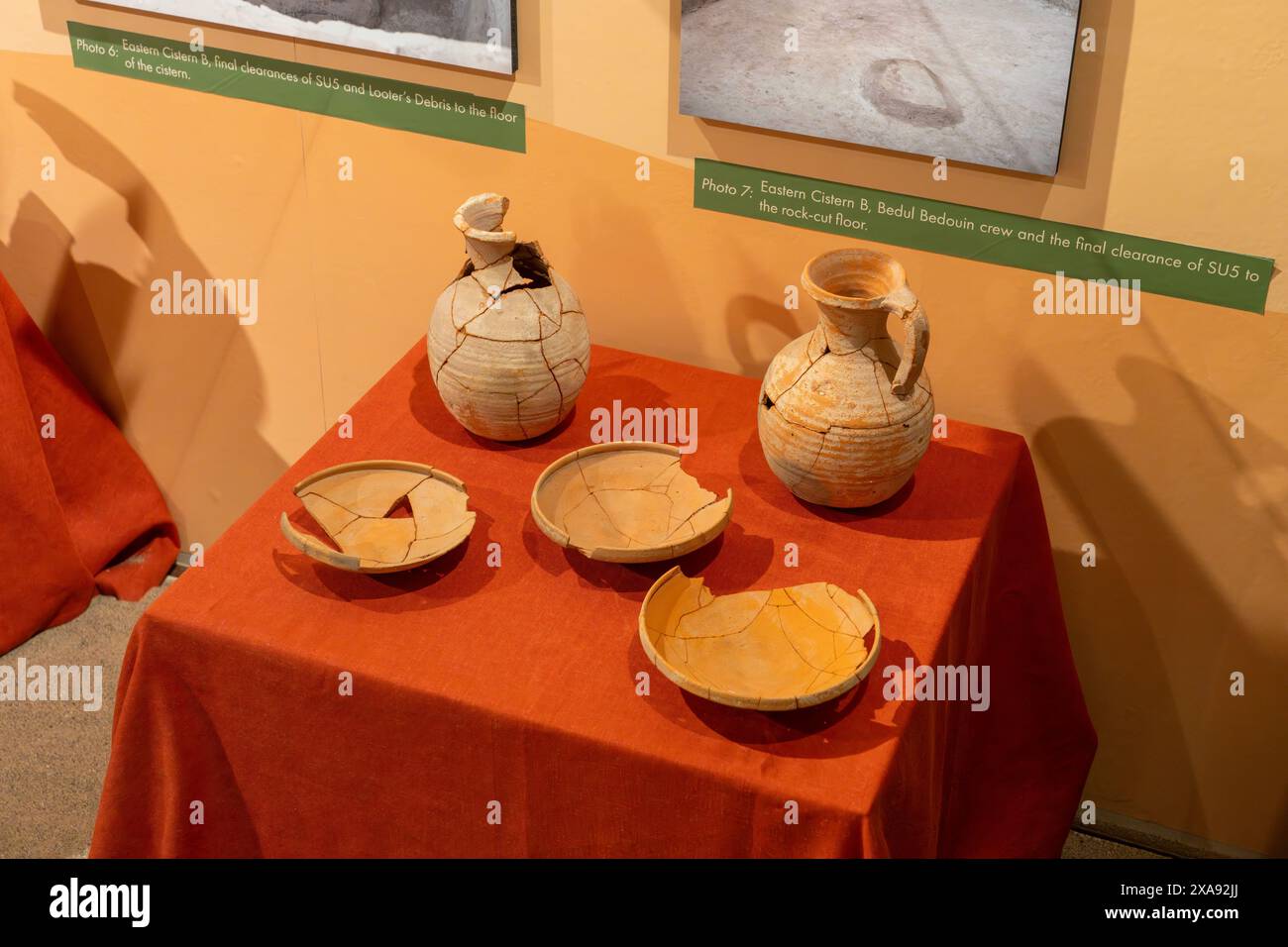 Reconstructed pottery artifacts from Petra, Jordan. BYU Museum of ...