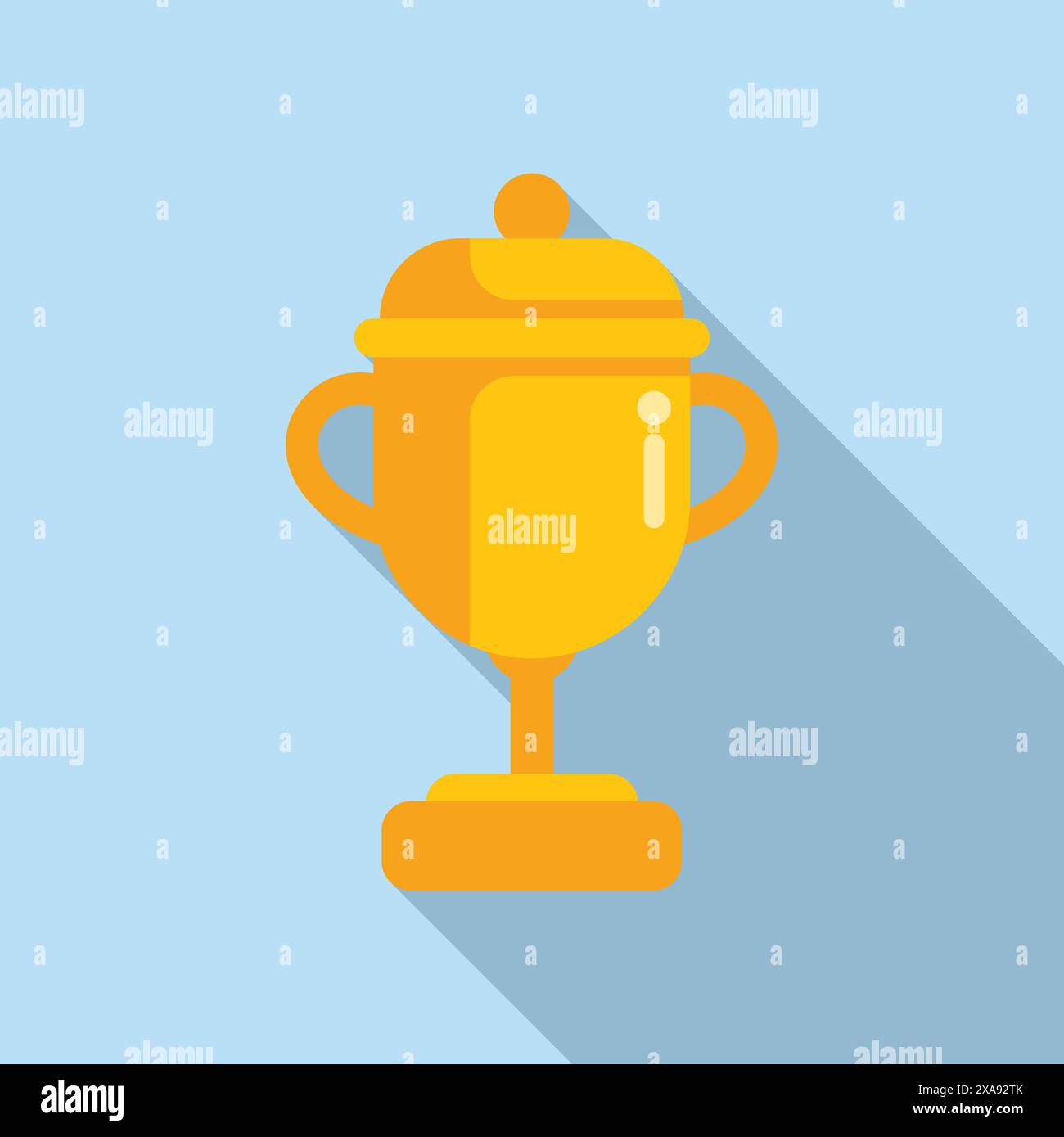 Gleaming golden trophy symbolizing triumph and the pursuit of ...