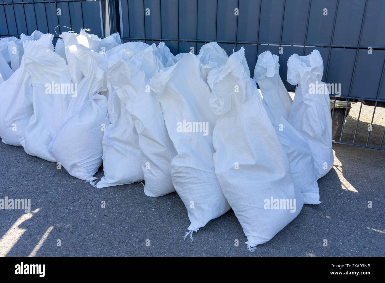 Sandbags protection against flooding hi-res stock photography and ...