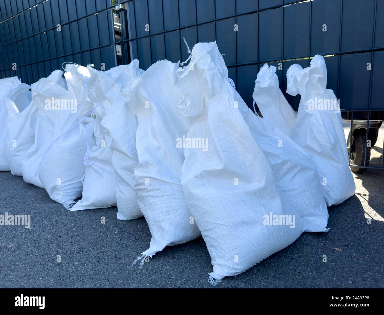 Sandbags protection against flooding hi-res stock photography and ...