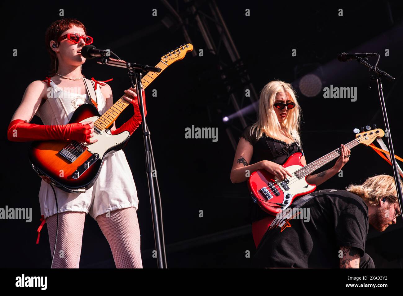 Barcelona, Spain. 2024.05.31. The Last Dinner Party band perform on ...