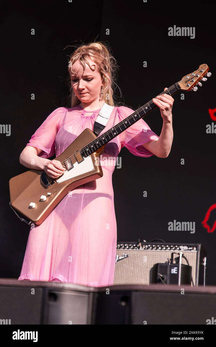 Barcelona, Spain. 2024.05.31. The Last Dinner Party band perform on ...