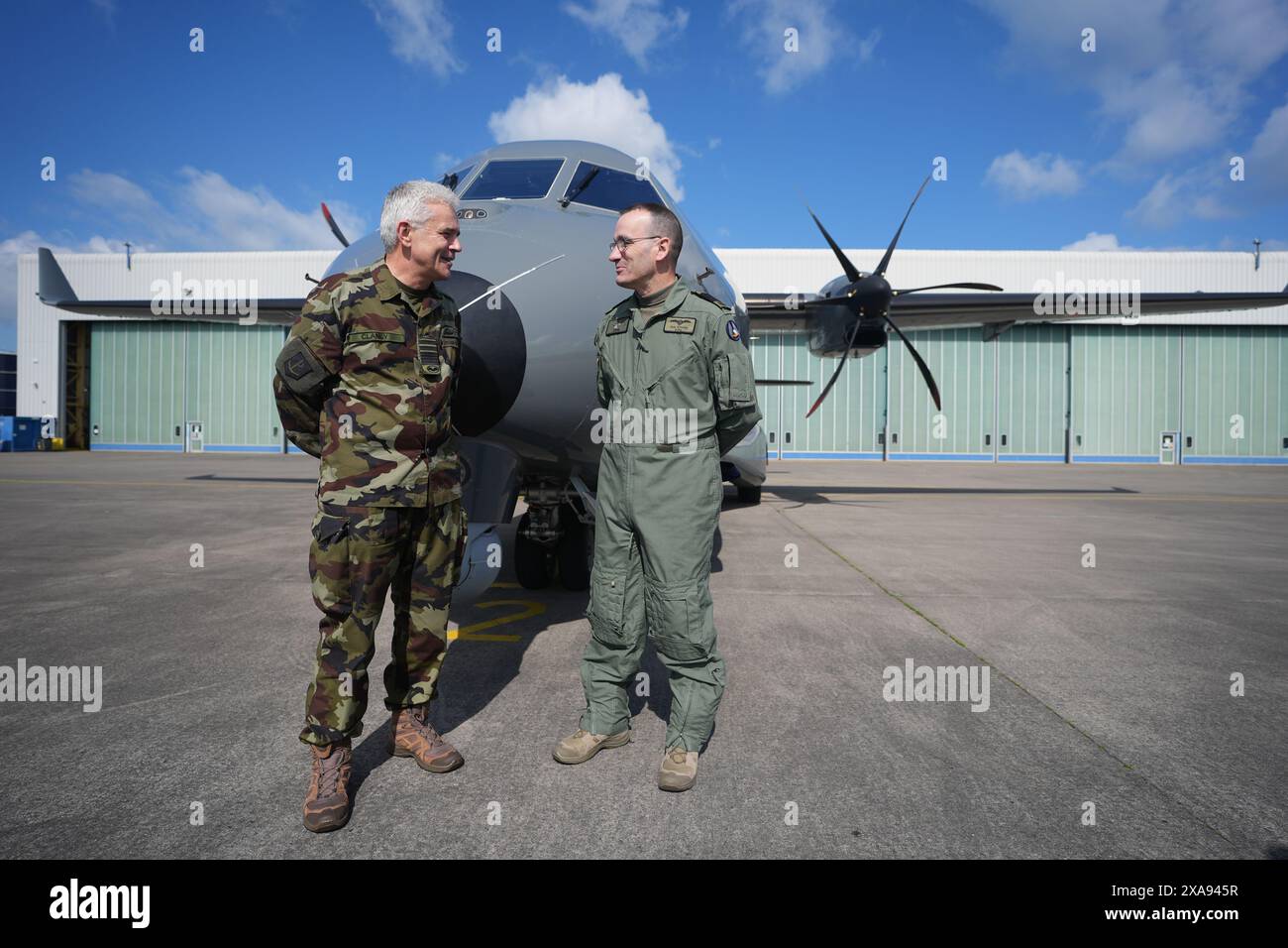 Defence Forces chief of staff Lieutenant General Sean Clancy (left) and ...
