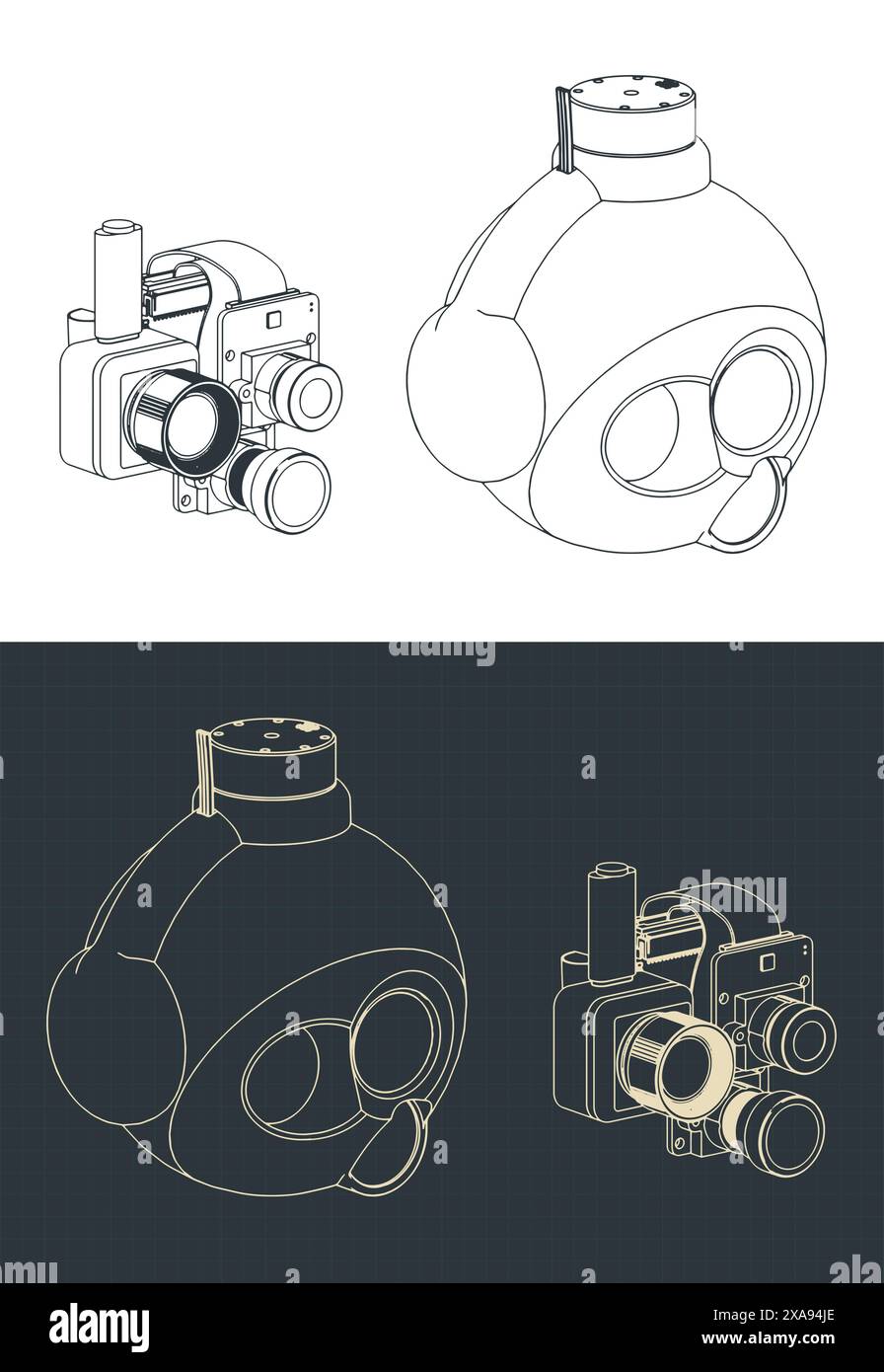 Helicopter inspection Stock Vector Images - Alamy