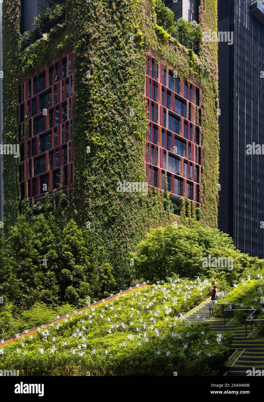 Oasia Hotel Downtown, designed by WOHA Architects incorporating green ...
