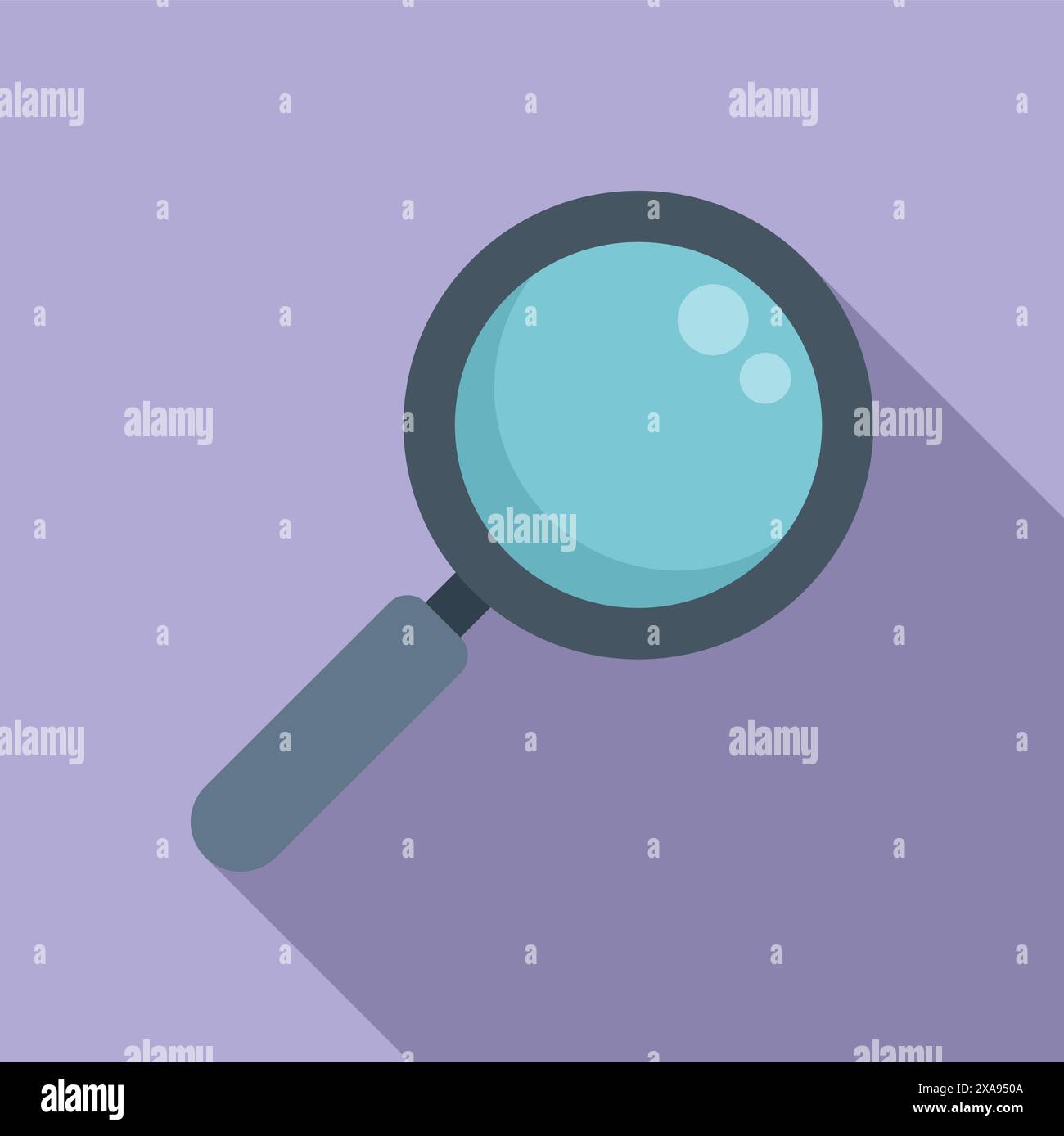 Magnifying glass is enlarging something Stock Vector Image & Art - Alamy