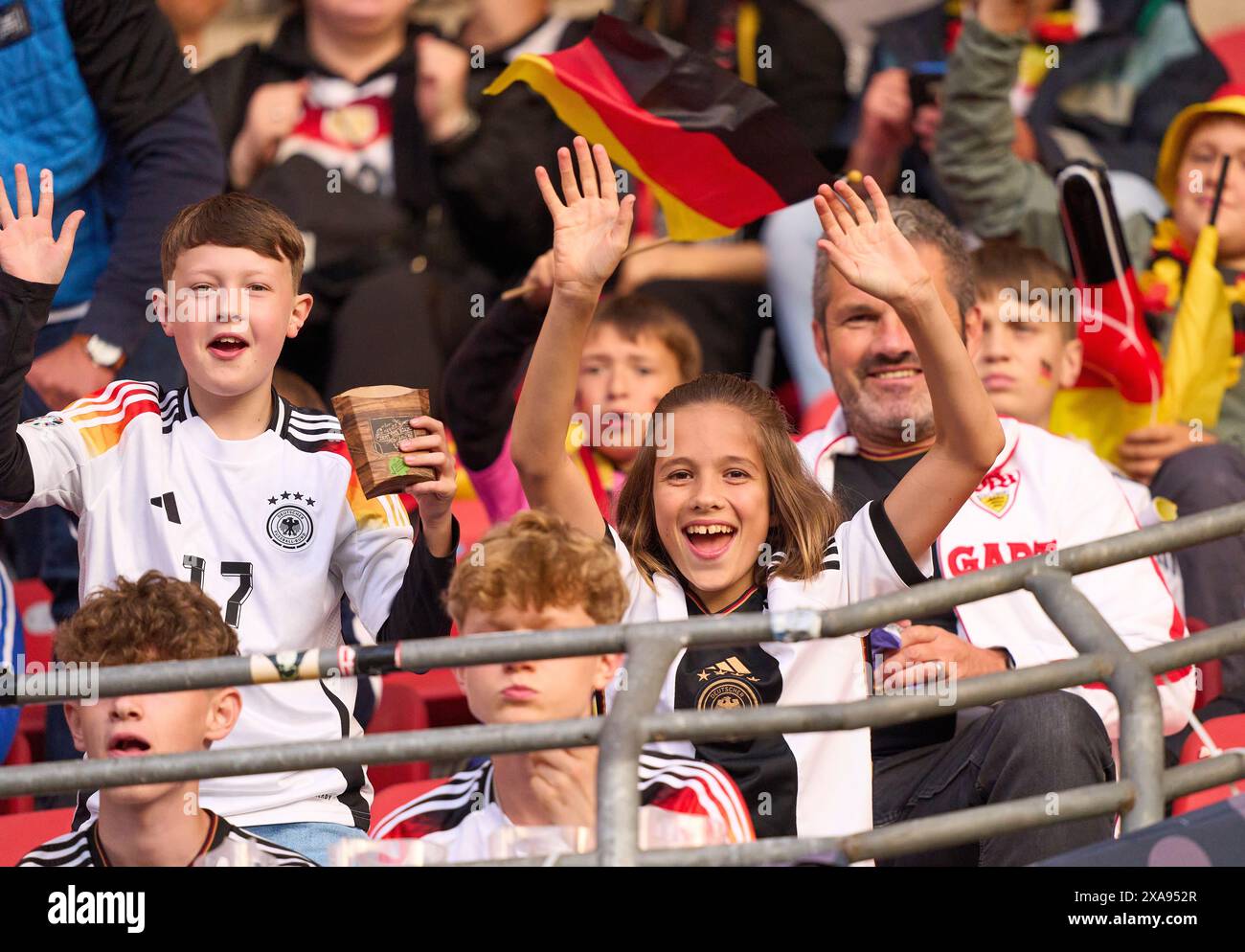 DFB fans in the friendly match GERMANY, Ukraine. , . on Jun 3, 2024 in ...