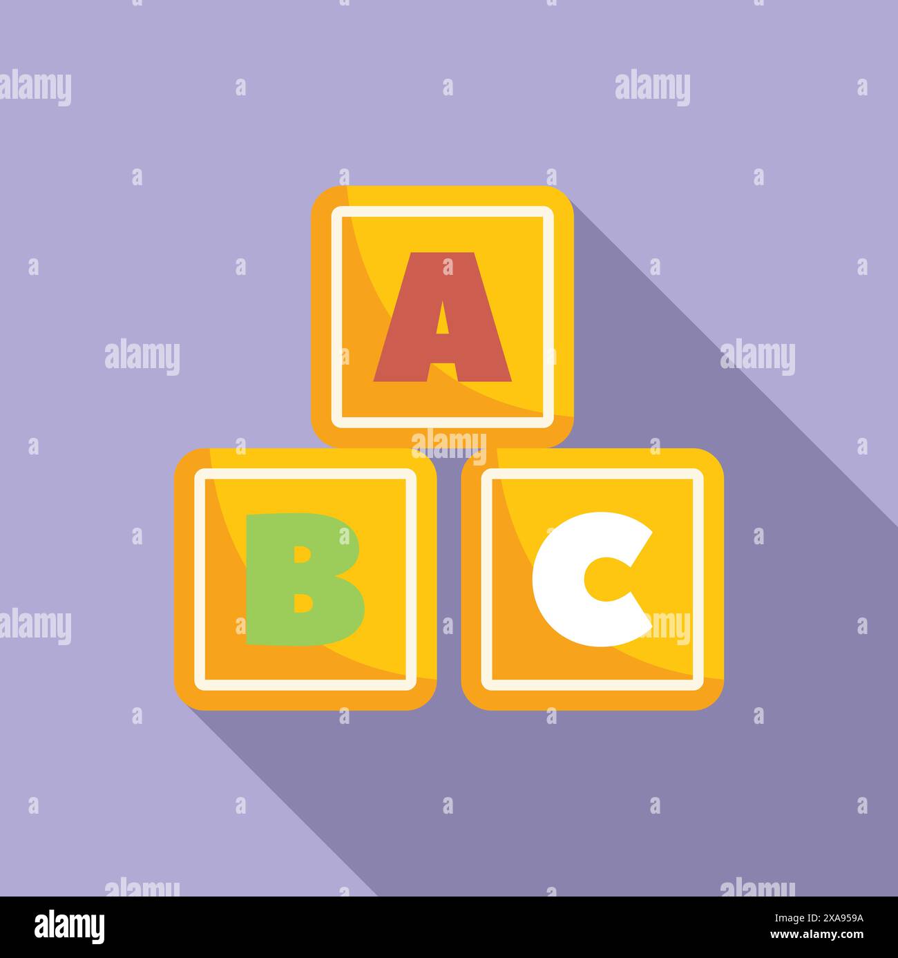 Exploring and learning the english alphabet through colorful blocks and ...