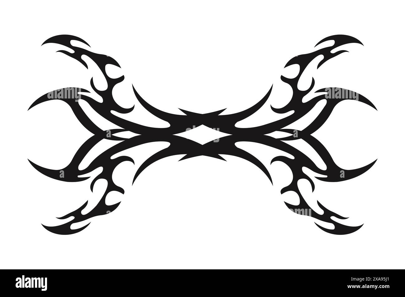 Neo tribal heart y2k aesthetic tattoo gothic cover, fire or wings ...