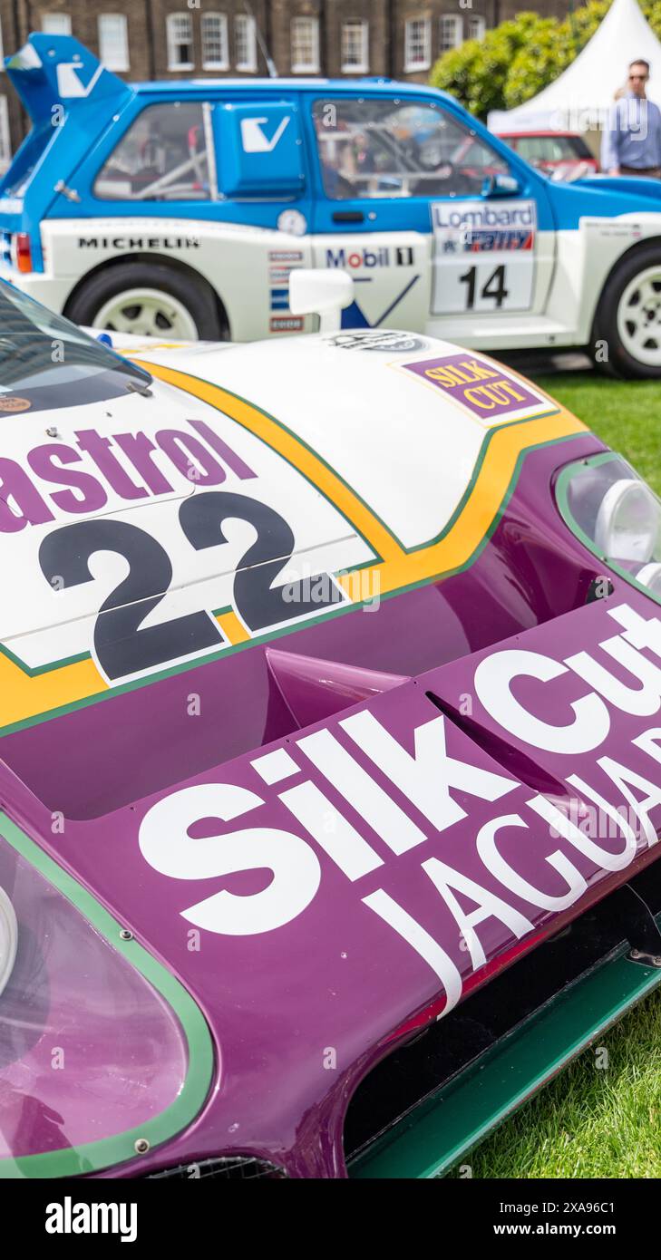 Racing cars at the London Concours 2024 Stock Photo - Alamy