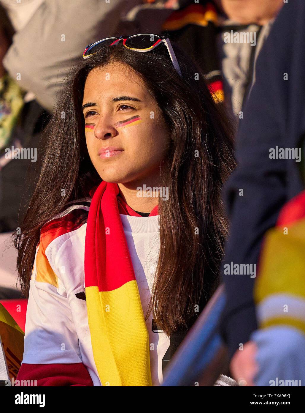 DFB fans in the friendly match GERMANY, Ukraine. , . on Jun 3, 2024 in ...