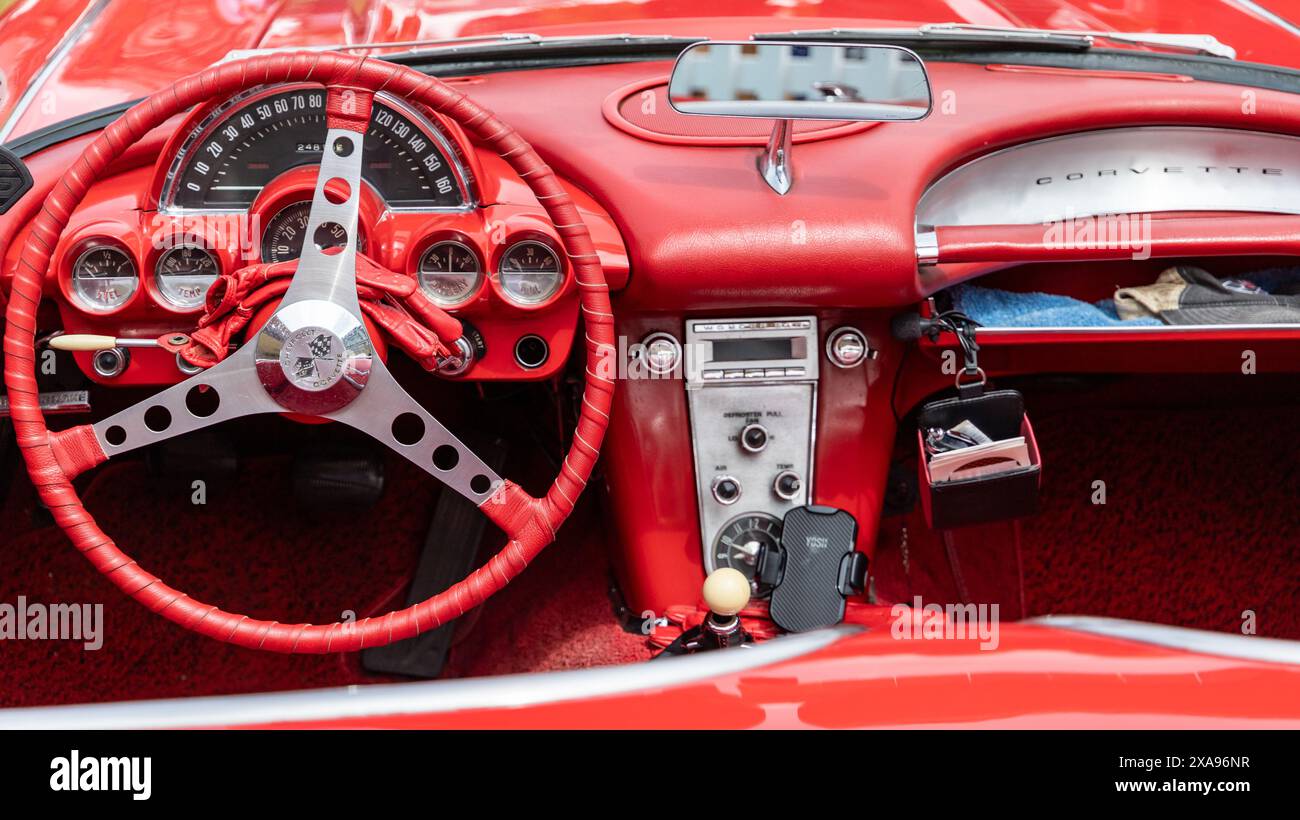 Chevrolet Corvette at the London Concours 2024 Stock Photo - Alamy