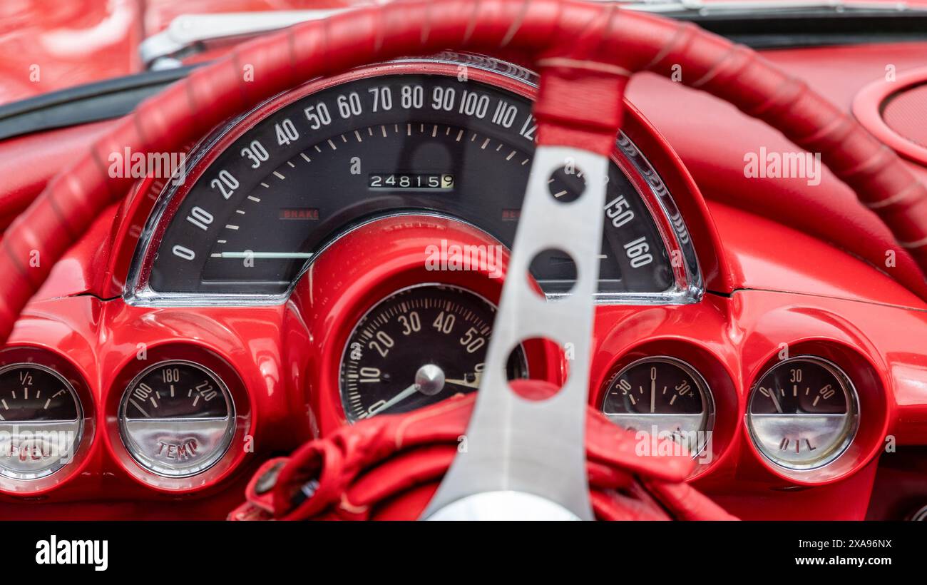 Chevrolet Corvette at the London Concours 2024 Stock Photo - Alamy