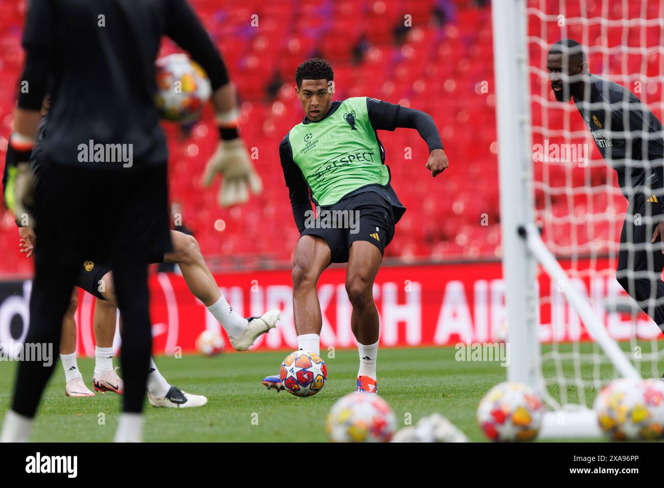 Jude Bellingham (Real Madrid) seen during the Official training before ...