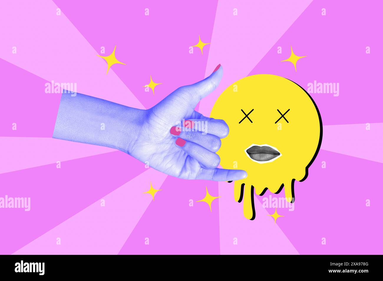 Close mouth and eyes emoji hi-res stock photography and images - Alamy