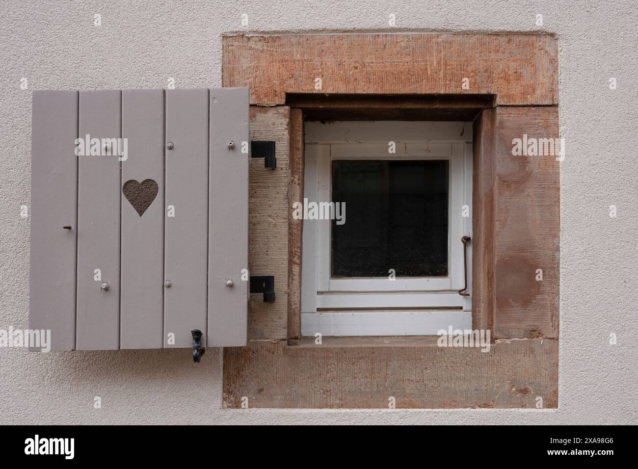 Goxwiller, France - 06 29 2023: View of a graphical colorful Alsacian ...