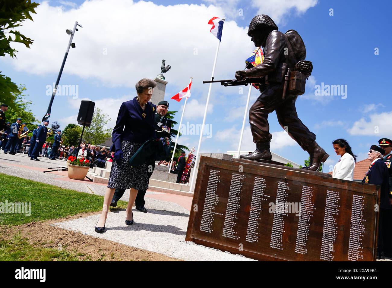 The Princess Royal, Colonel-in-Chief of the Royal Regina Rifles ...