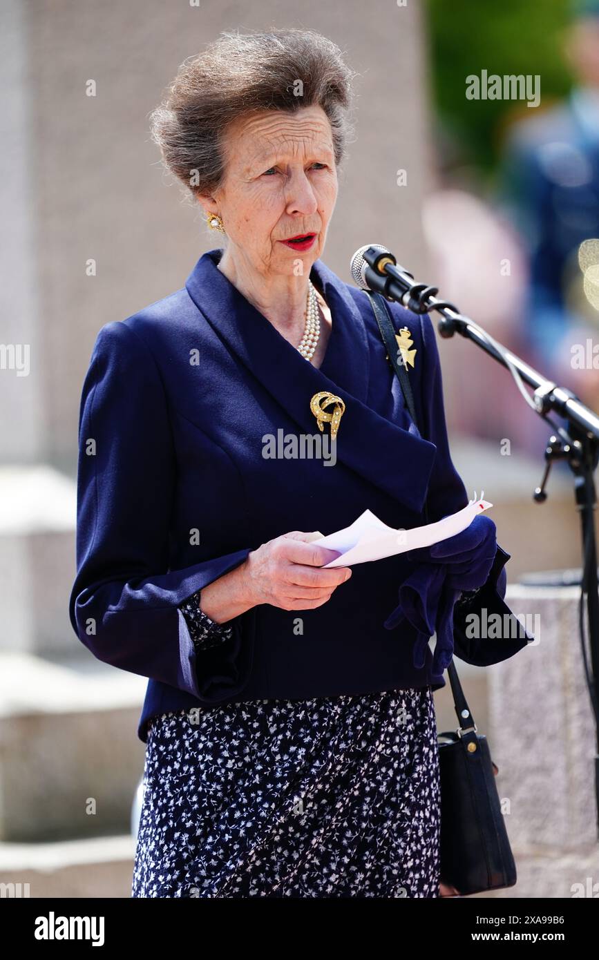 The Princess Royal, Colonel-in-Chief of the Royal Regina Rifles ...