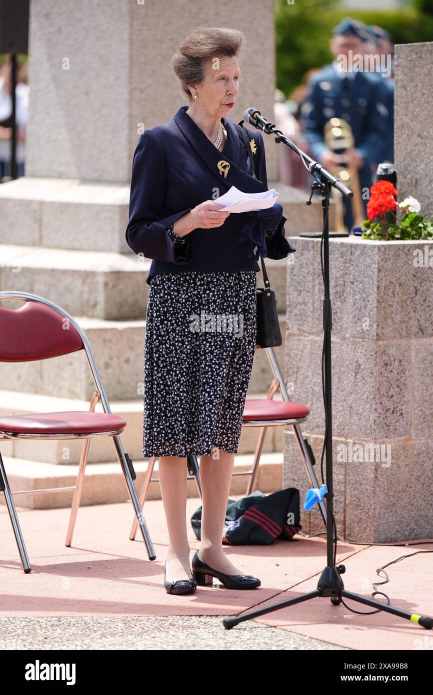 The Princess Royal, Colonel-in-Chief of the Royal Regina Rifles ...