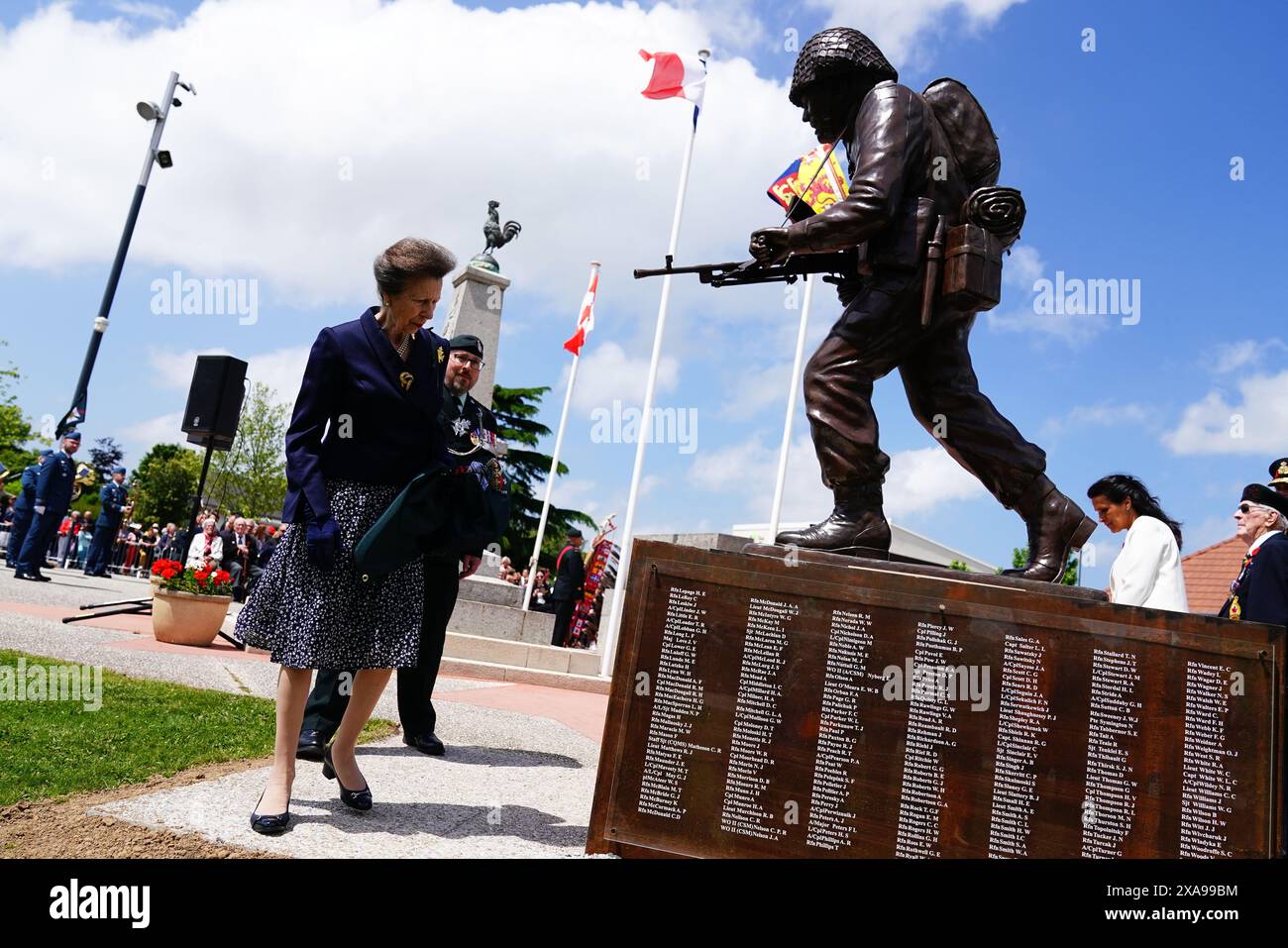The Princess Royal, Colonel-in-Chief of the Royal Regina Rifles ...