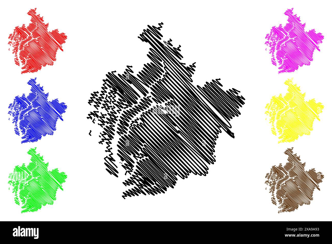 Central Coast Regional District (Canada, British Columbia or BC Province, North America) map ...