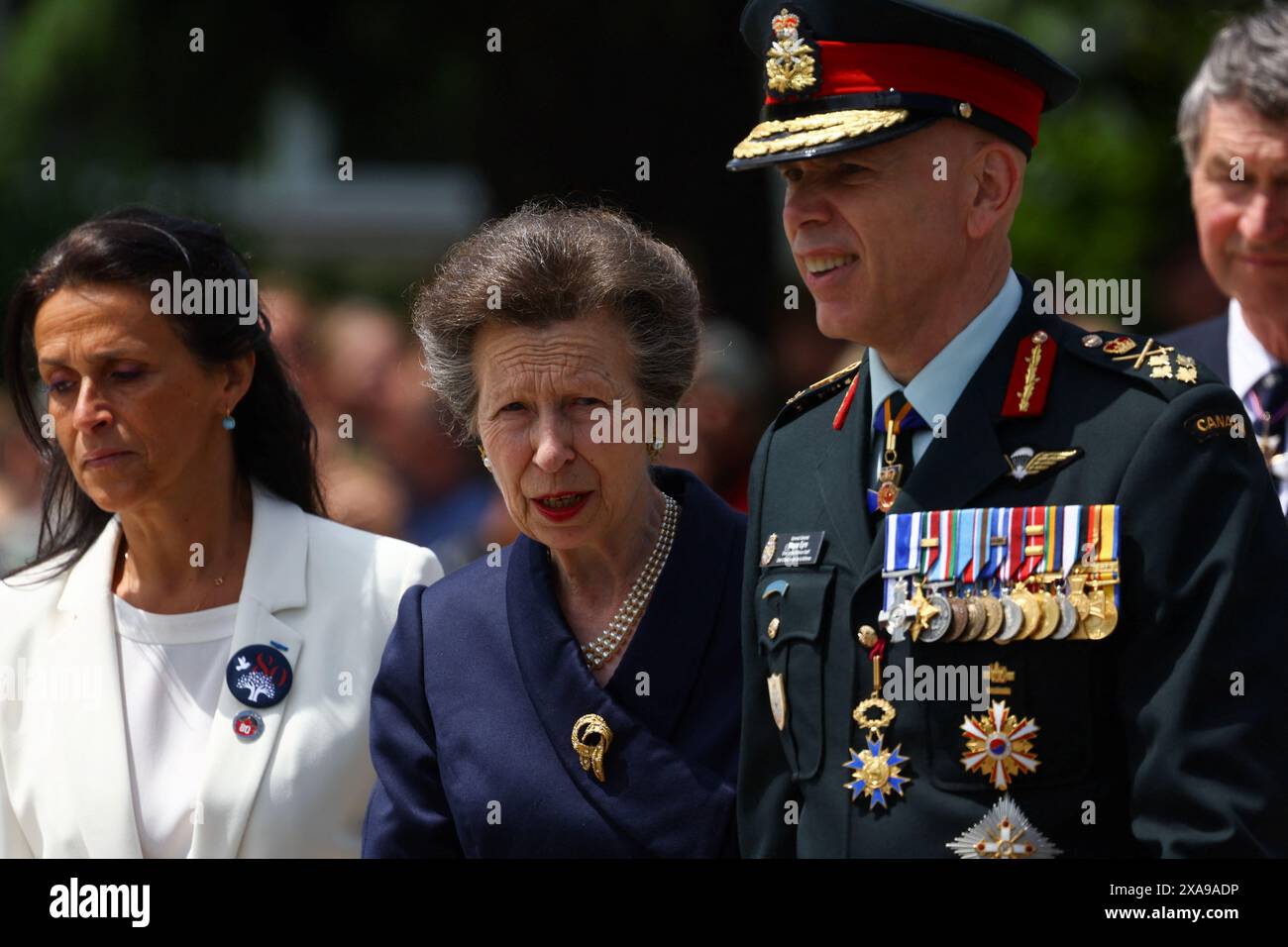 The Princess Royal, Colonel-in-Chief of the Royal Regina Rifles ...