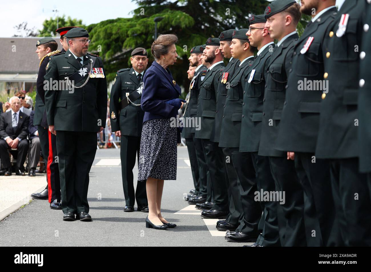 The Princess Royal, Colonel-in-Chief of the Royal Regina Rifles ...