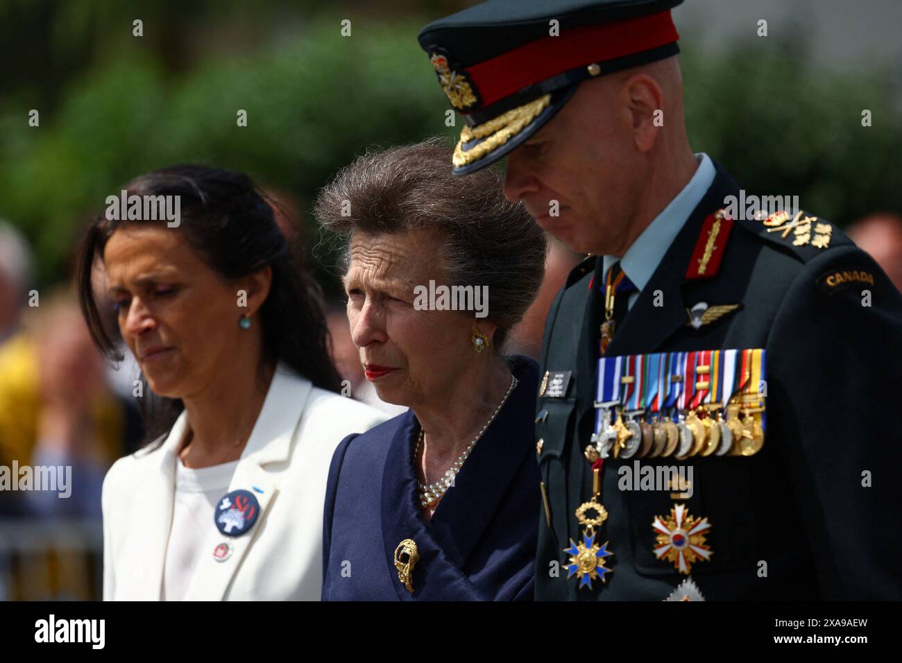 The Princess Royal, Colonel-in-Chief of the Royal Regina Rifles ...