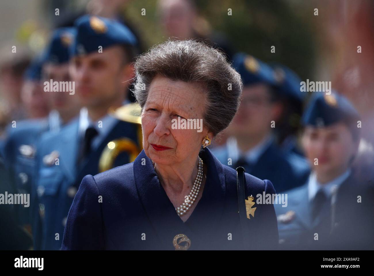 The Princess Royal, Colonel-in-Chief of the Royal Regina Rifles ...