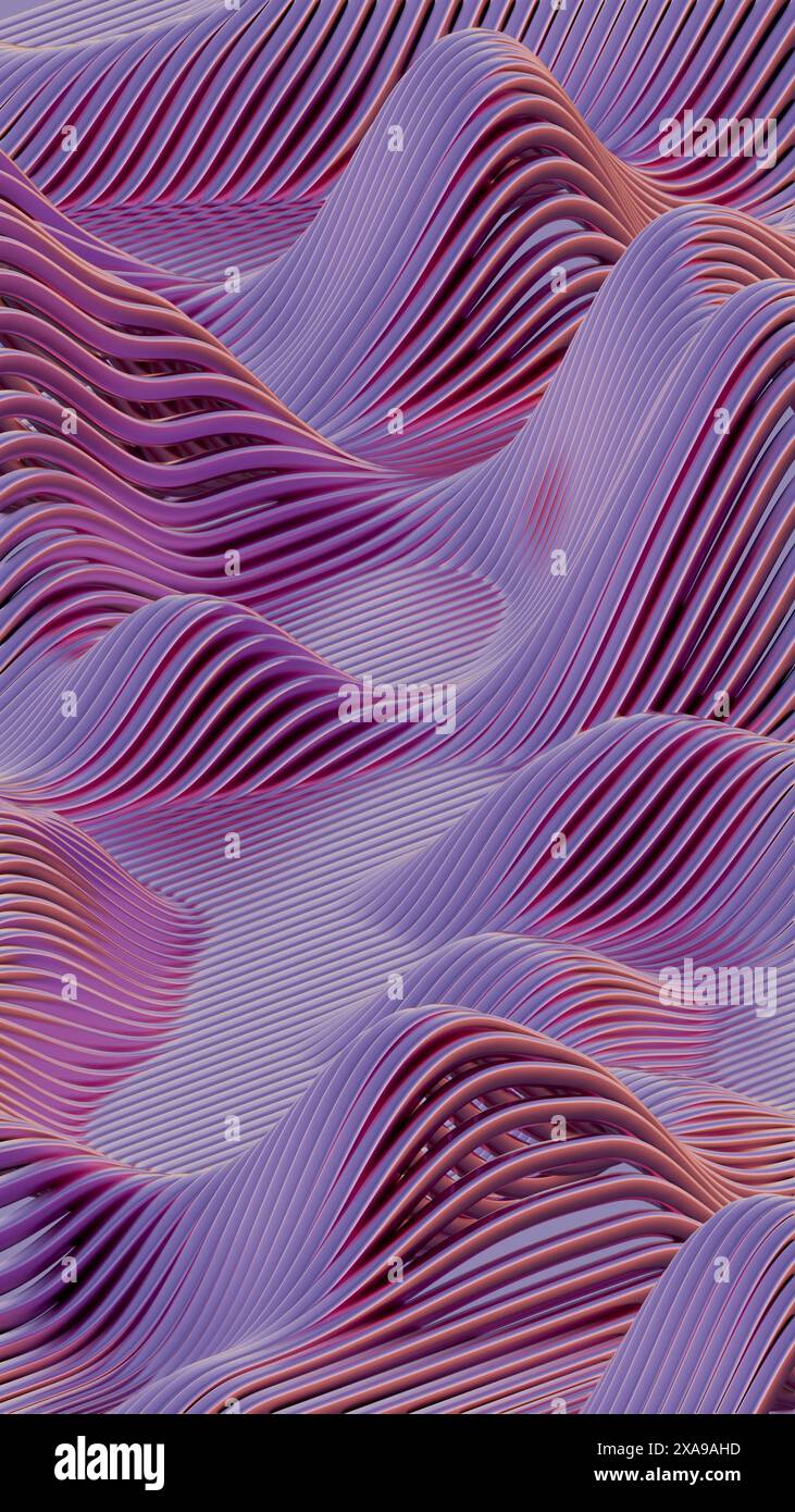 Waves of Parallel Lines: Subtle Gradients Stock Photo - Alamy