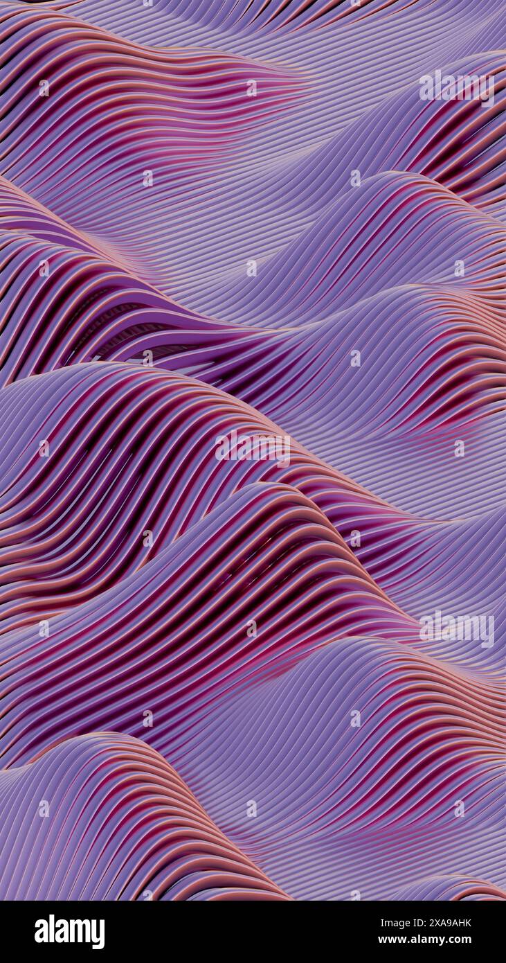 Waves of Parallel Lines: Subtle Gradients Stock Photo - Alamy