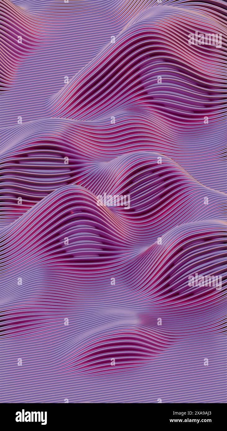 Waves of Parallel Lines: Subtle Gradients Stock Photo - Alamy