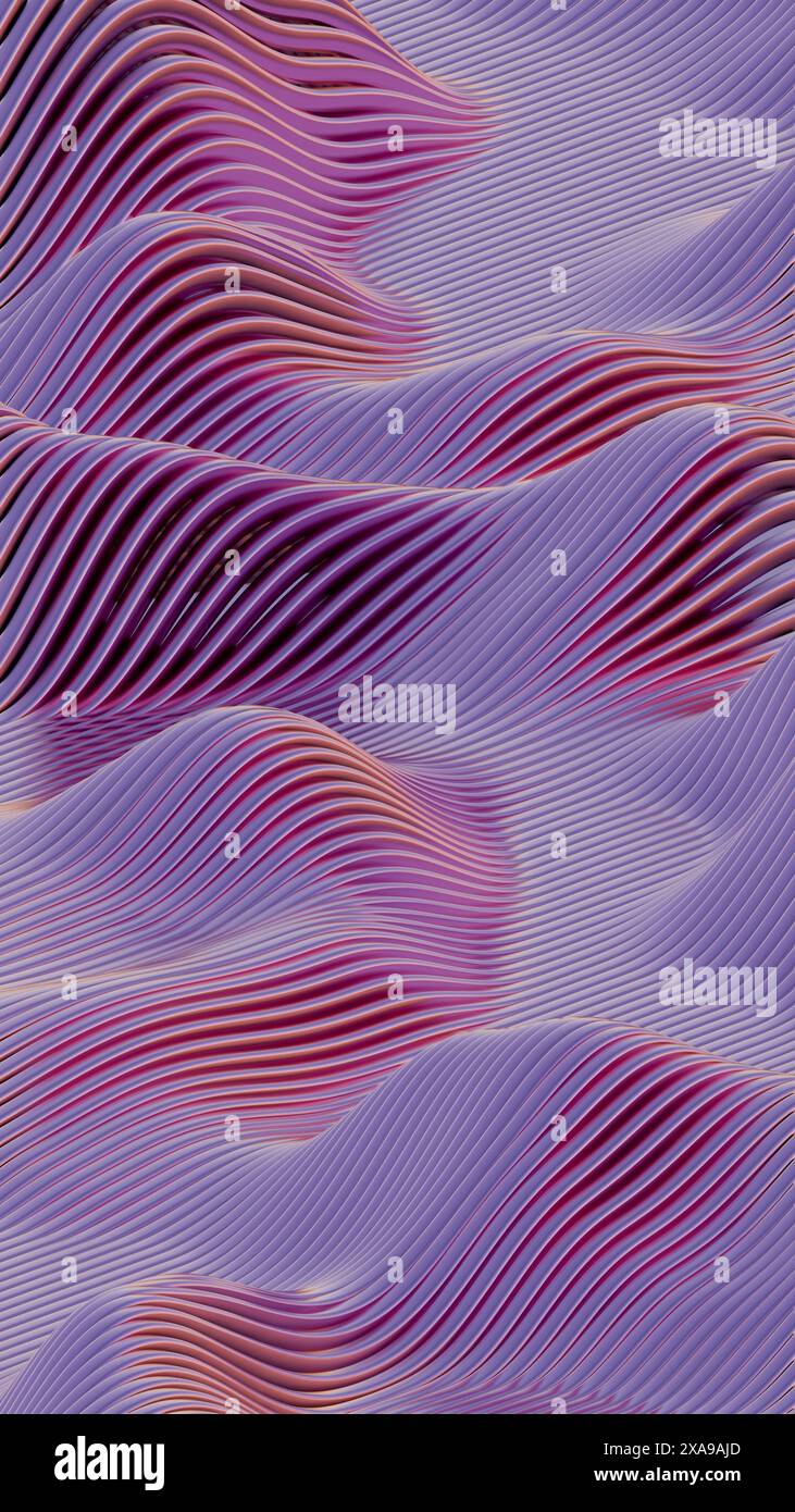 Waves of Parallel Lines: Subtle Gradients Stock Photo - Alamy